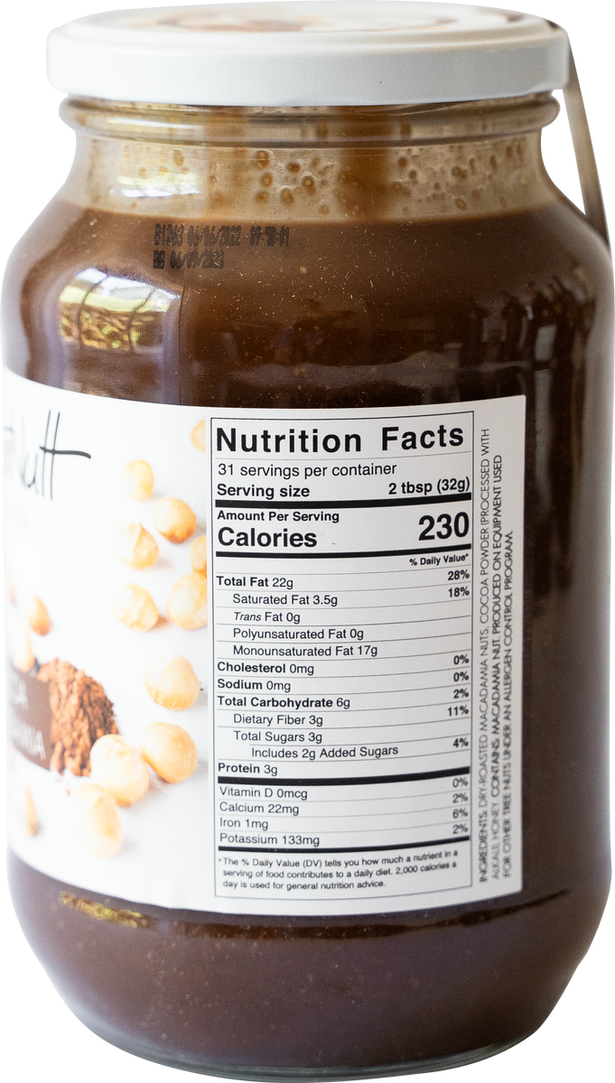 2 x Cocoa Macadamia Nut Butter Jar (1kg) – ButtaNutt USA